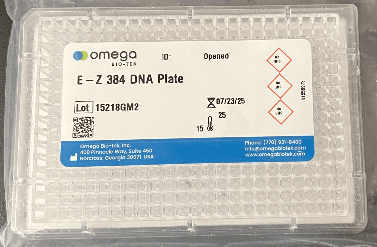 E-Z 384 Plant DNA HT Kit – Omega Bio-tek