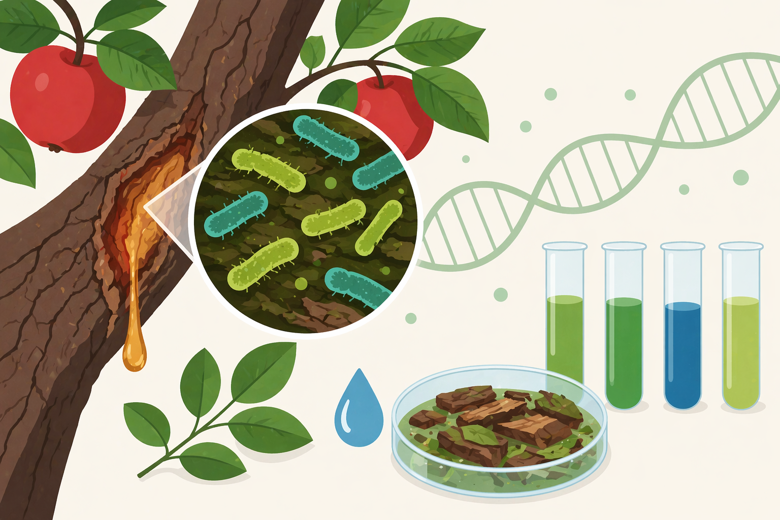 Detecting Viable Fire Blight Pathogens in Apple Bark: How Improved DNA ...